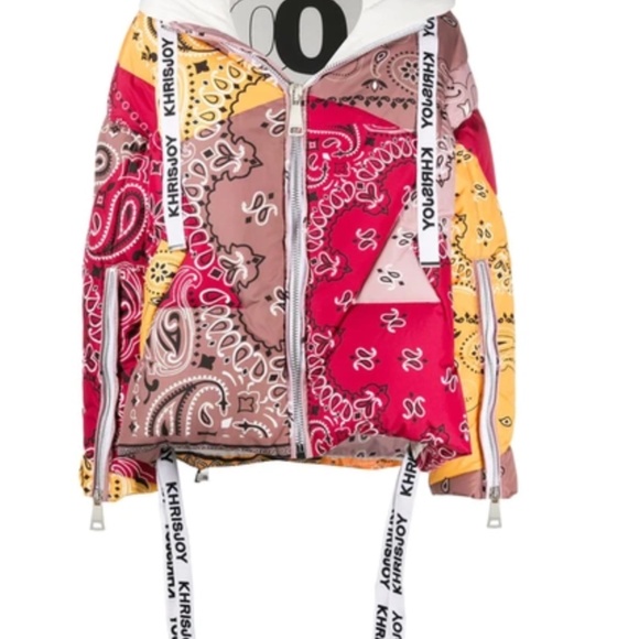 Khrisjoy | Jackets & Coats | Krisjoy Bandana Print Puffer Jacket | Poshmark